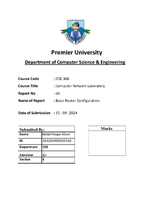 [Solved] Problem Statement Imagine you are a network engineer tasked ...
