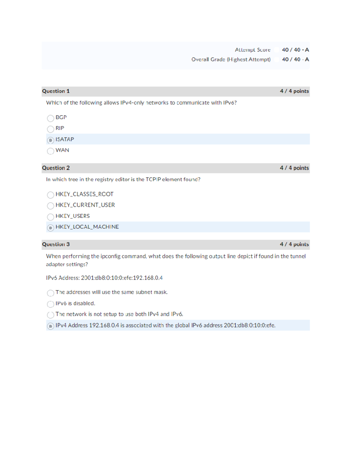3-3 Lab: Configuring IPv4 & IPv6 Addressing and Routing - Studocu