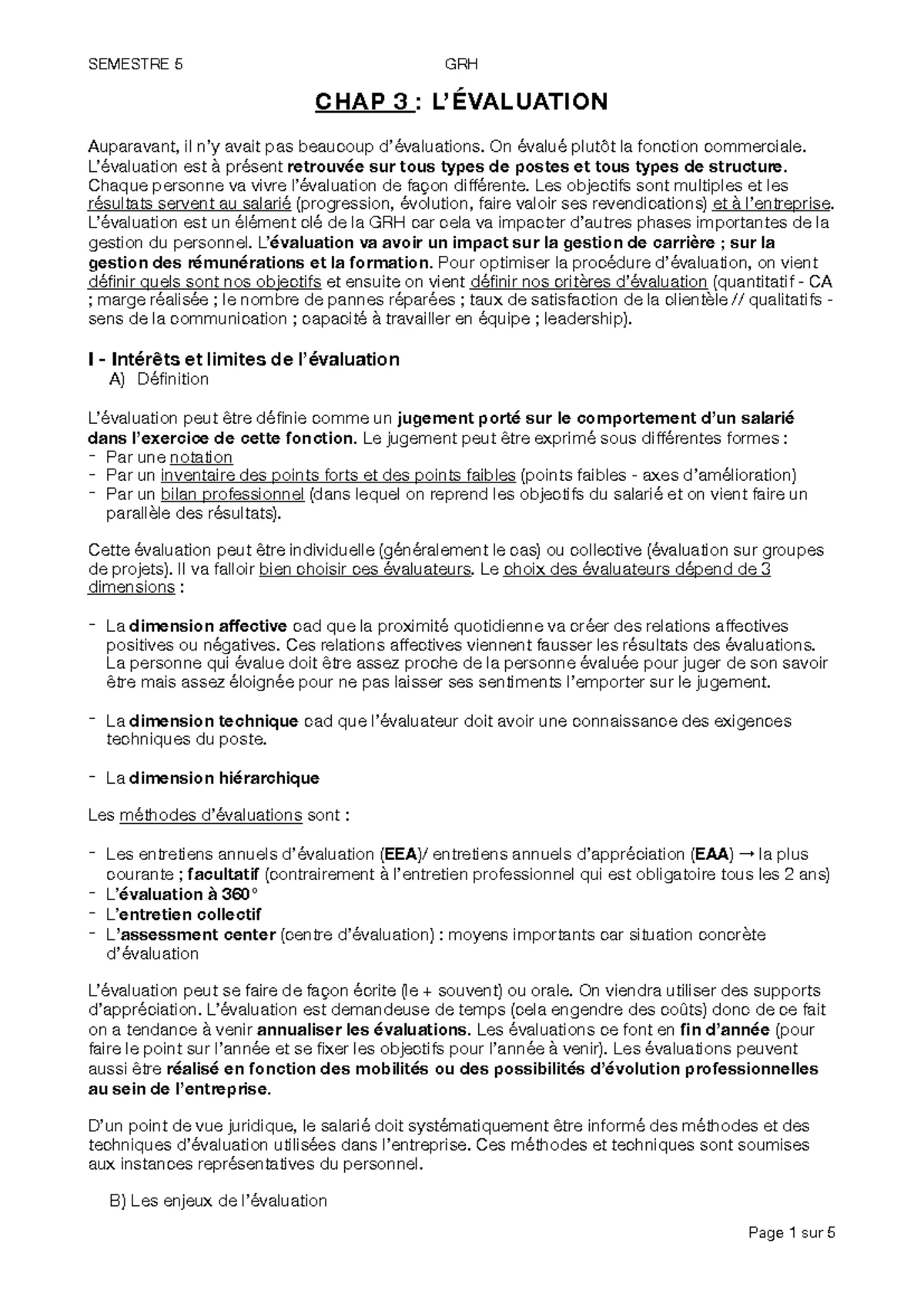 Chap 2 grh - cours - CHAPITRE 2 : LE RECRUTEMENT Introduction Le recrutement nécessite une - Studocu