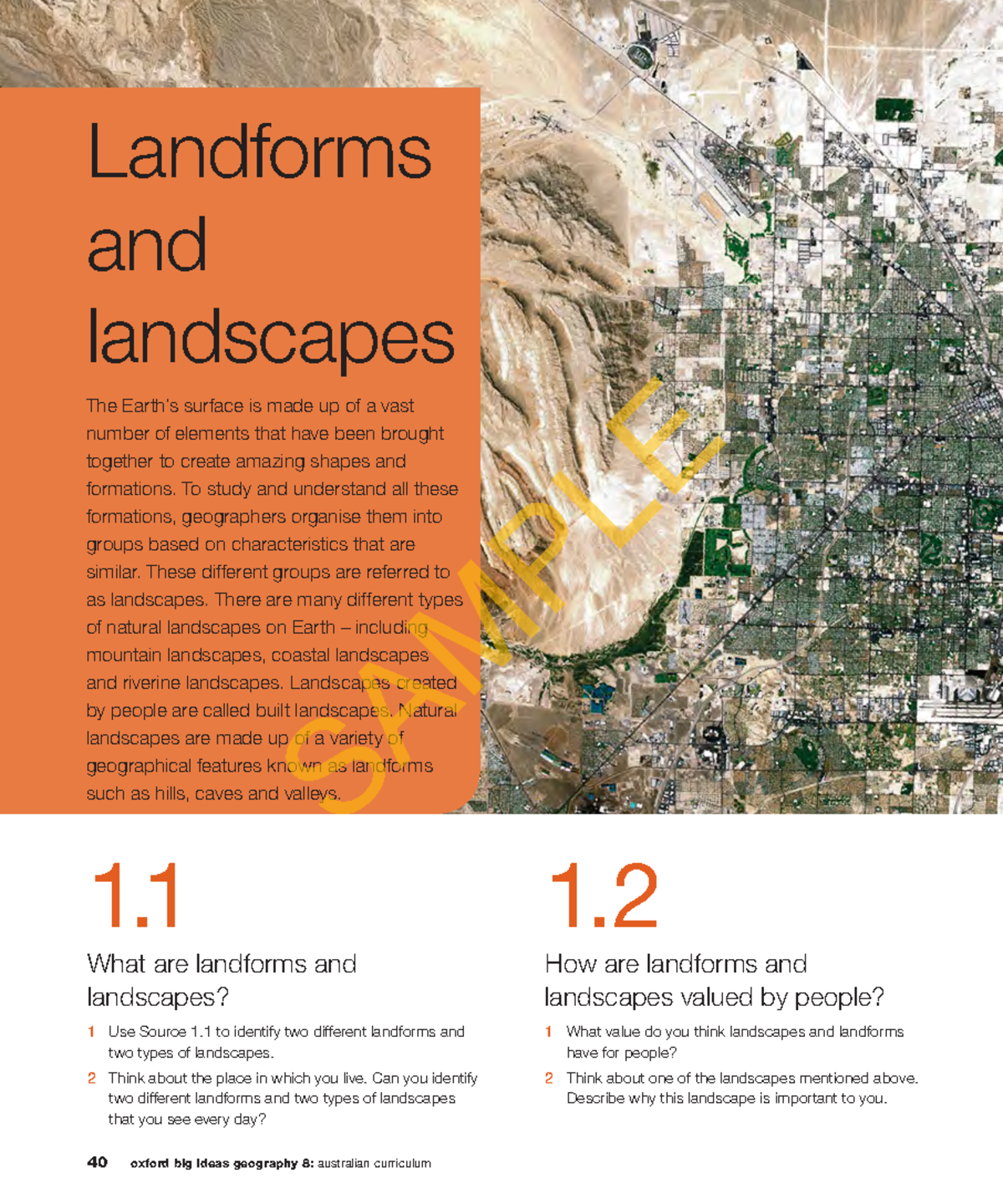 Oxford Big Ideas Geography 8: Ch. 1 - Understanding Landforms ...