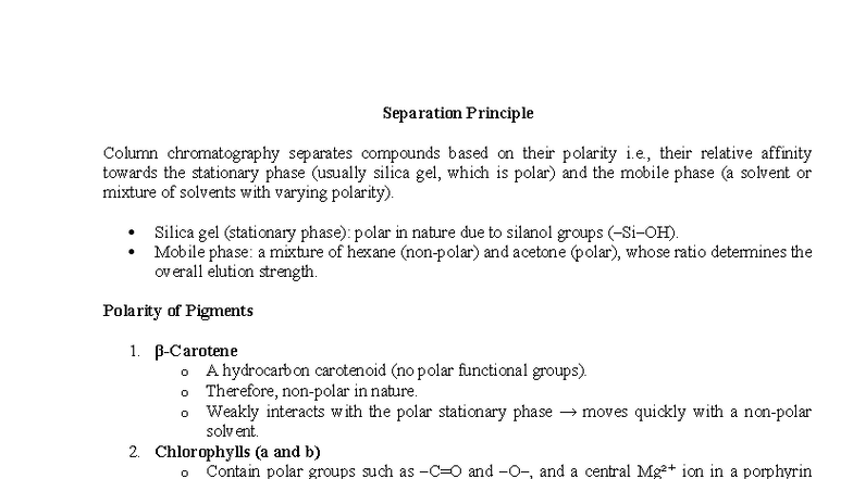 Column chromatography - Separation Principle Column chromatography ...