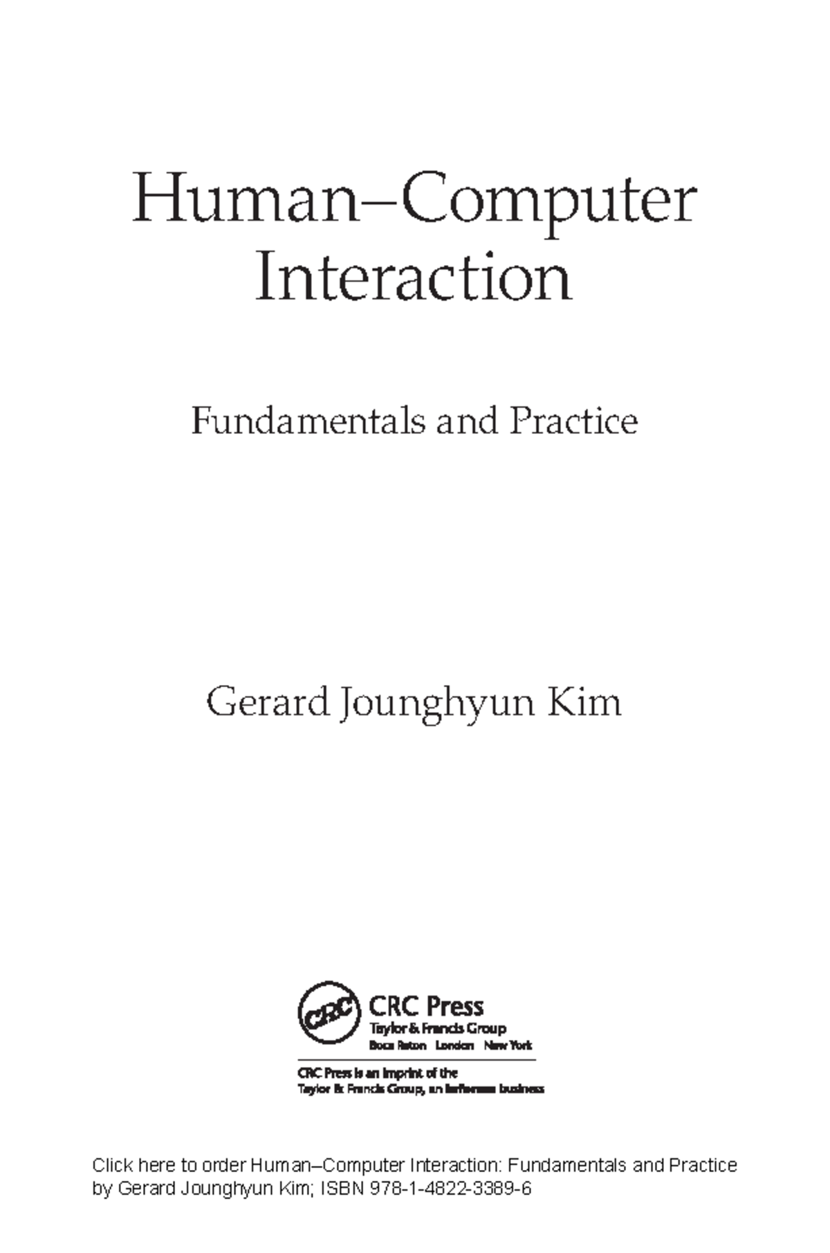 Principles of HCI - Fundamentals and Practice for IT Animation Students ...