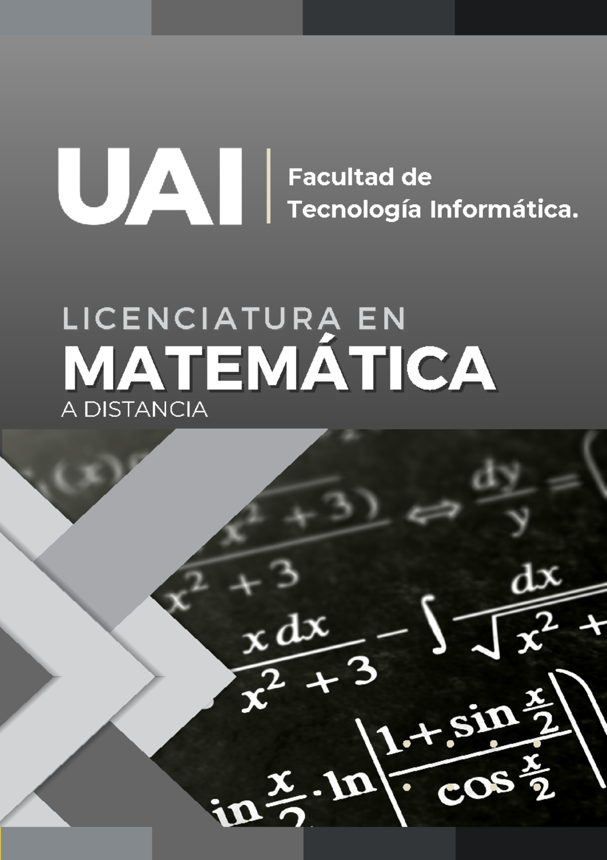 Licenciatura en Matemática a Distancia - Facultad de Tecnología ...