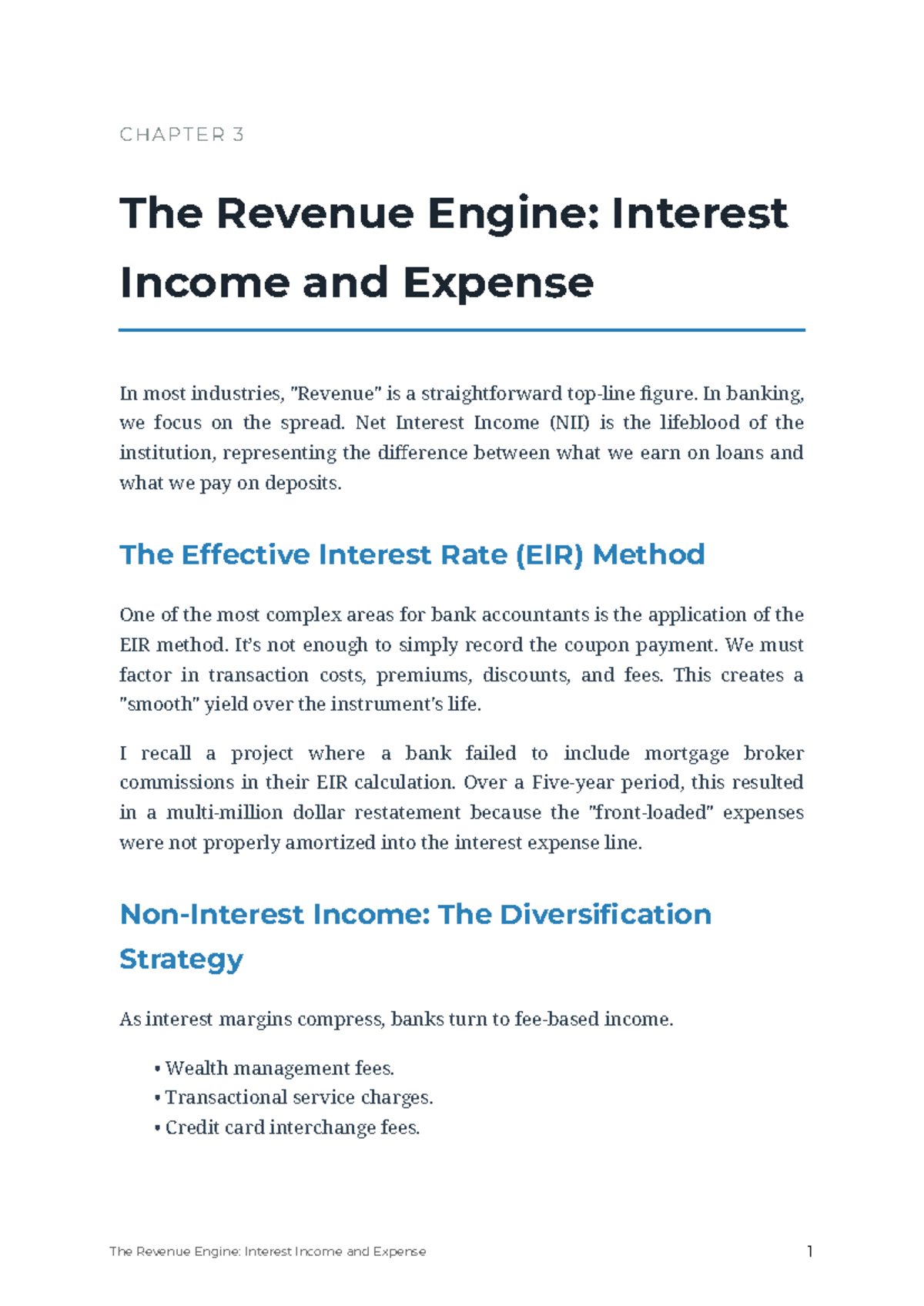 Chapter 3: The Revenue Engine - Interest Income & Expense Analysis ...