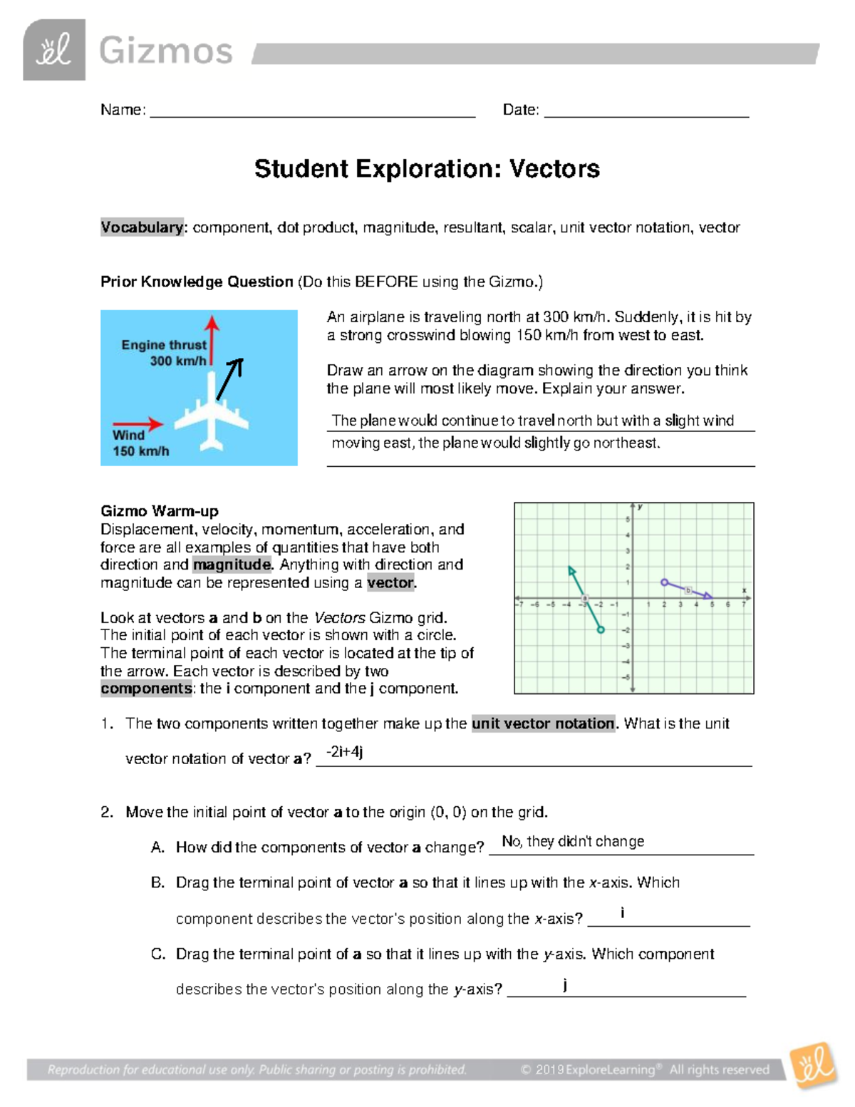 AP Physics Vectors Worksheet: Comprehensive Student Exploration Guide ...