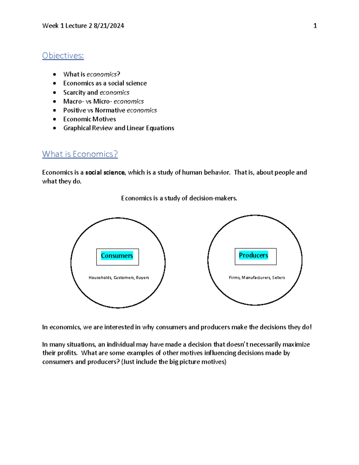 Economics 101: Week 1 Lecture 2 - Scarcity & Decision-Making Insights ...