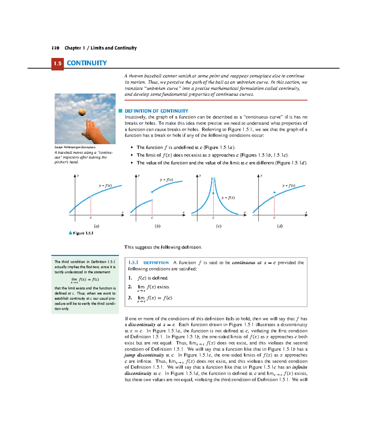 C01 Chapter 1: Limits and Continuity - Understanding Continuity - Studocu