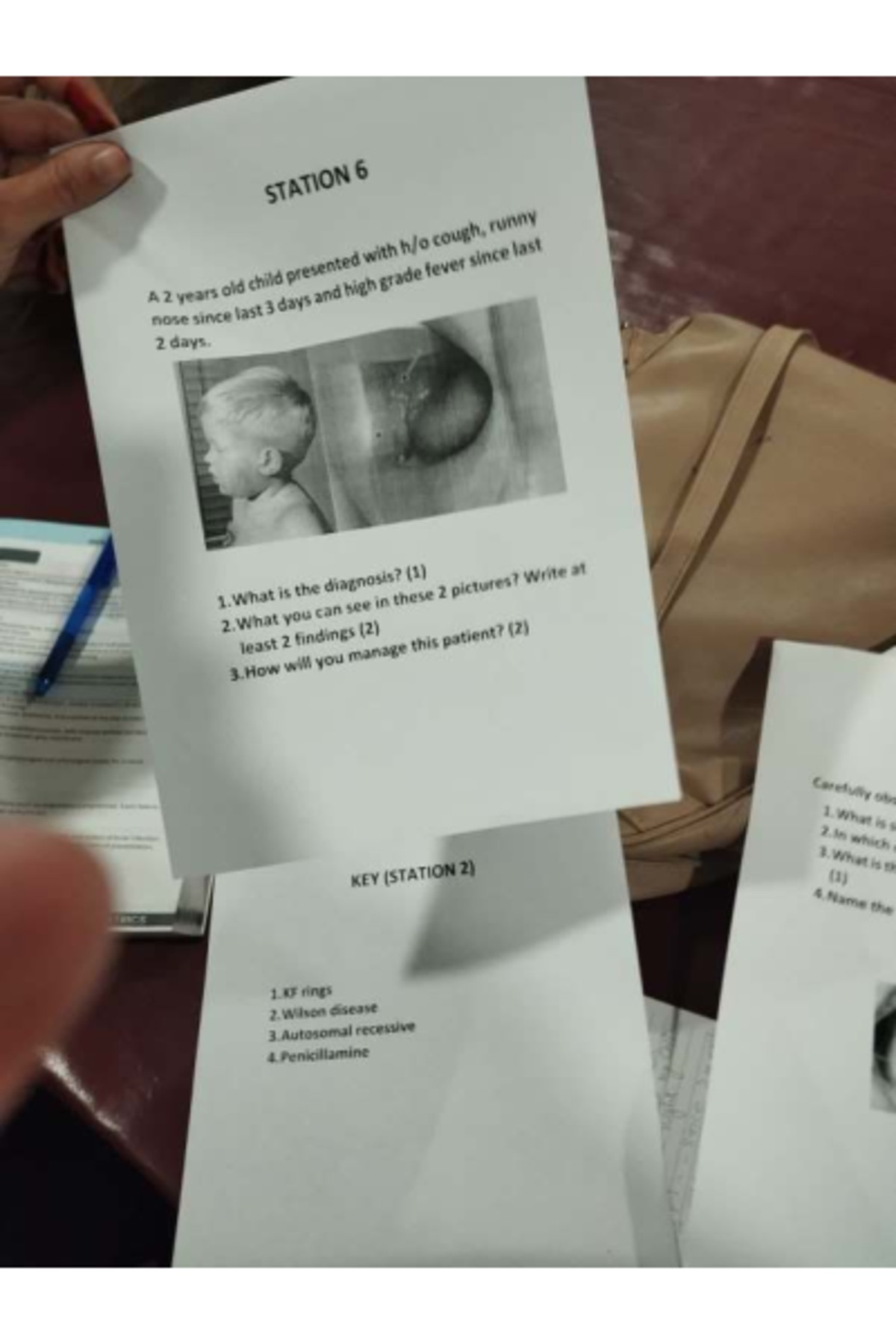 Pediatric Case Study: Diagnosis & Management (STATION 6) - Studocu