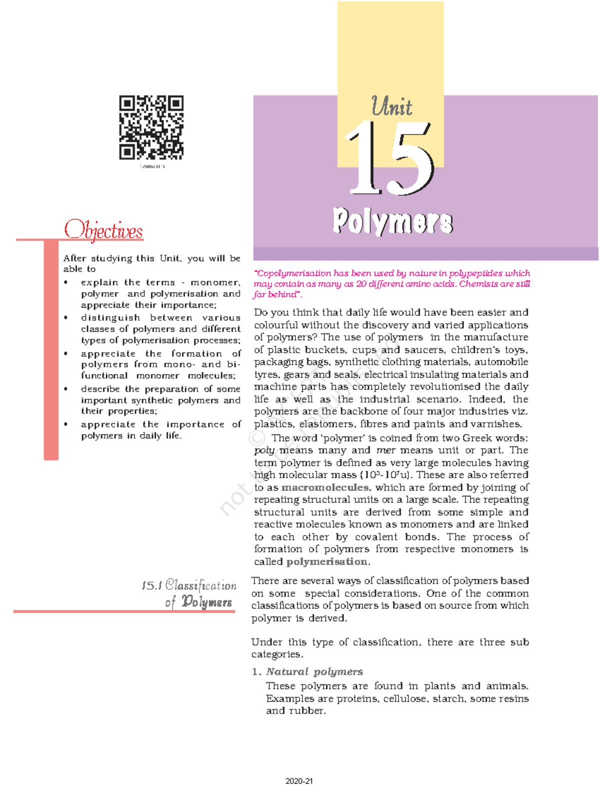 Chapter 6: Understanding Polymers and Their Applications in Daily Life ...