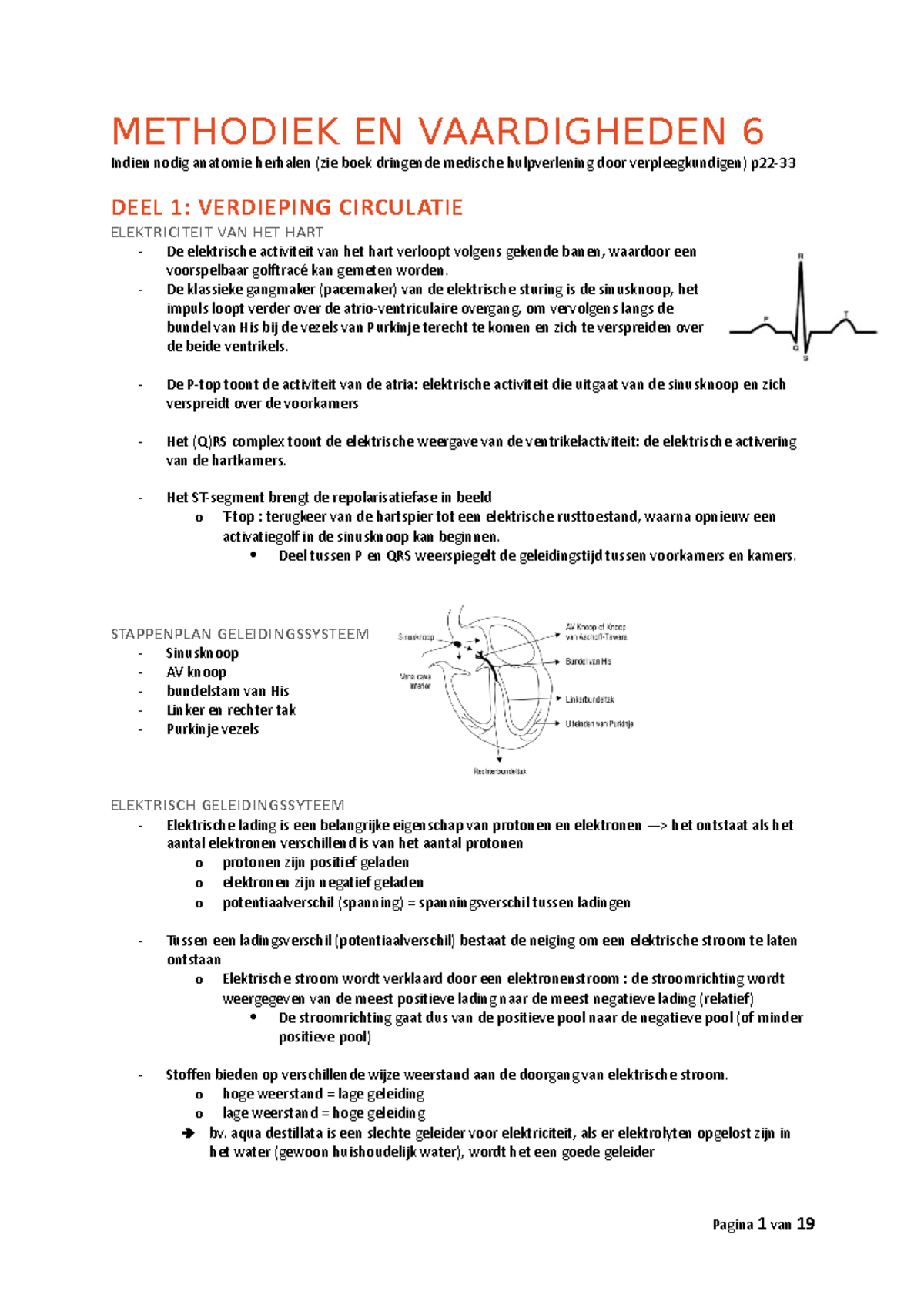 VMV6 - Circulatie - METHODIEK EN VAARDIGHEDEN 6 Indien nodig anatomie ...