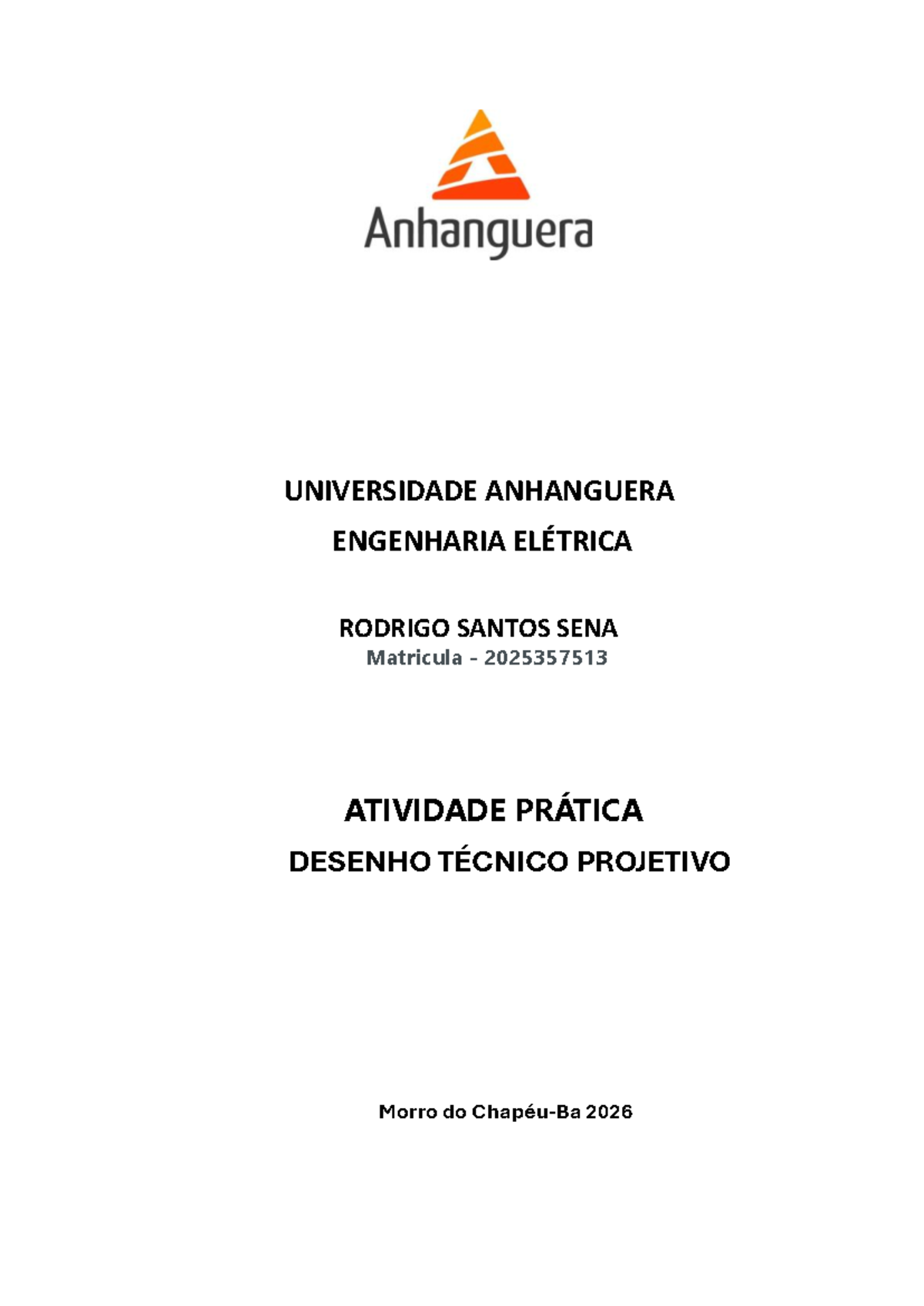 Atividade Prática: Desenho Técnico Projetivo - Aula 3 (ENG 2026) - Studocu