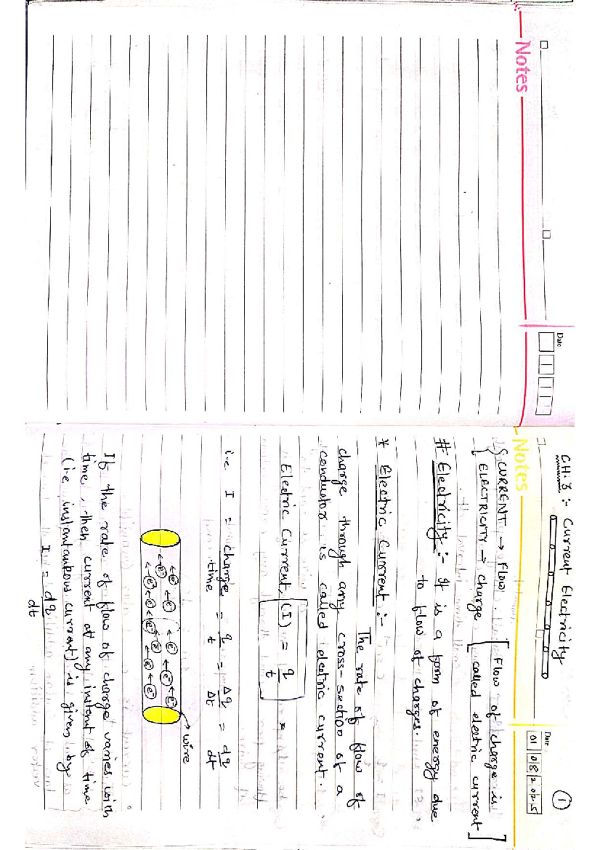 CH3 Current Electricity Notes - PHYSICS Final Exam Review - Studocu