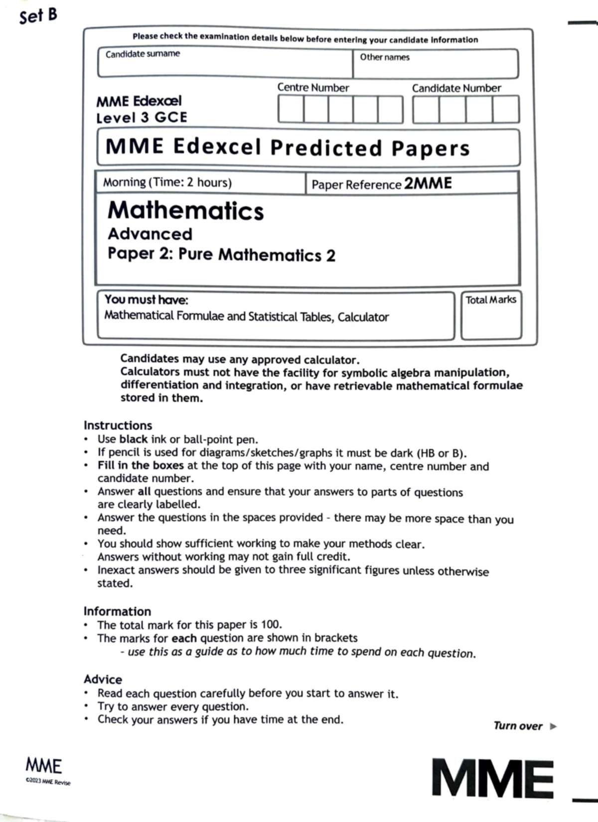 Mark Scheme for A Level Mathematics (9MA0) Paper 31 Statistics June ...