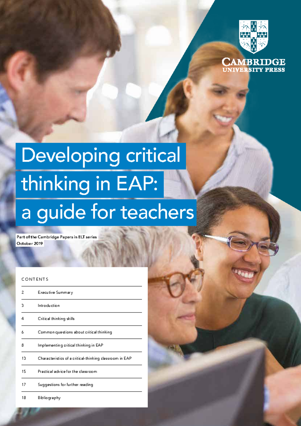 Developing Critical Thinking in EAP: A Teacher's Guide (Cambridge ELT ...