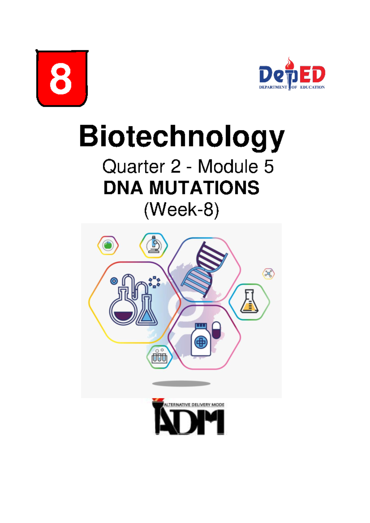 Biotechnology 8-Q2-Mod5 DNA-Mutation-week7 - 8 Biotechnology Quarter 2 ...