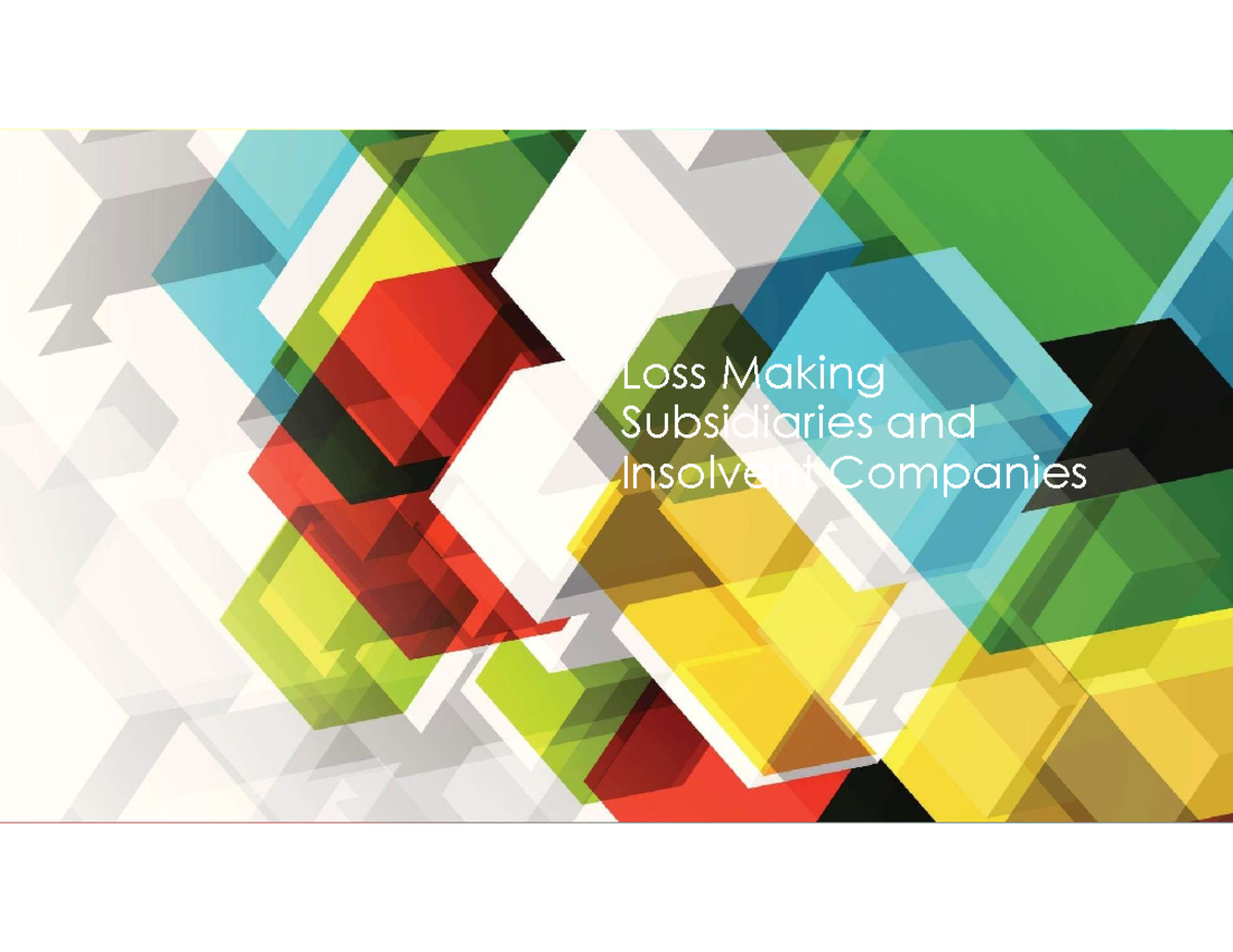 Loss Making Subsidiaries & Insolvent Companies: IFRS Guidance 2025 ...