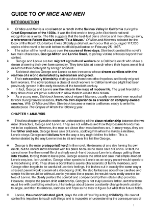 Of Mice and Men Chapter 3 Questions and Answers - What does Slim say he ...