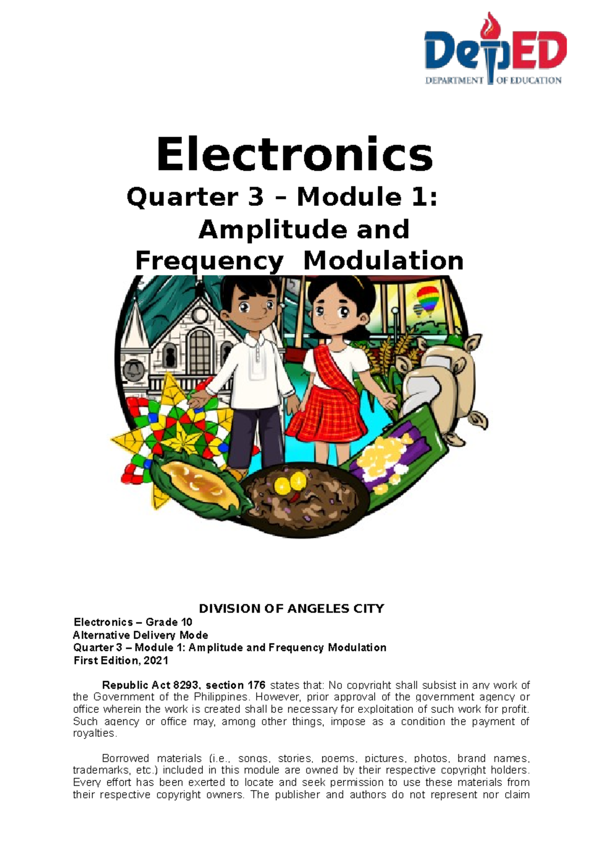Electronics 10 Q3 Module 1: Understanding Amplitude & Frequency ...