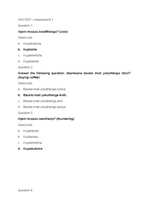 [Solved] Zibaluleke ngantoni intsomi zesixhosa - Applied African ...