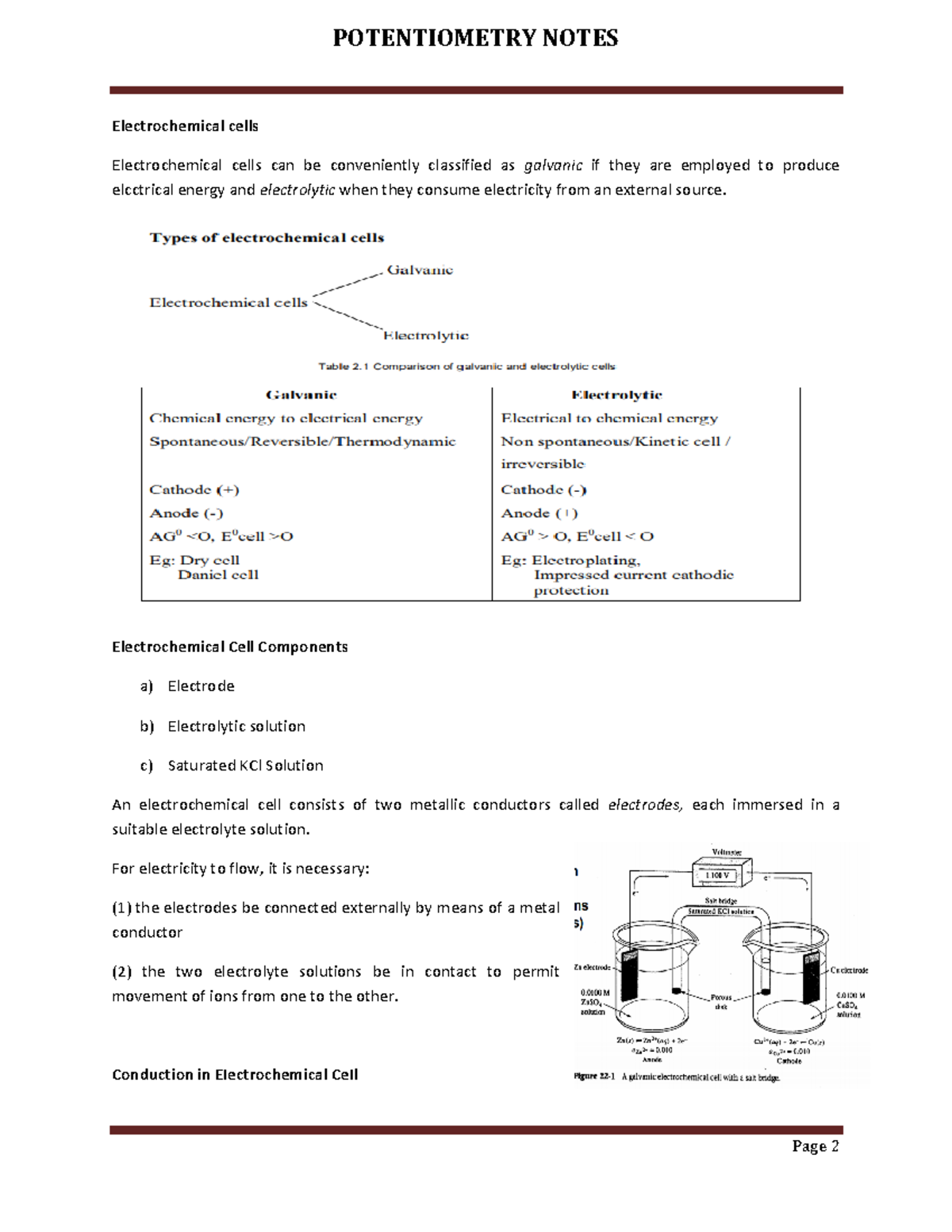Potentiometry - Lecture notes 1-4 - Pharmaceutical Analysis - GTU - Studocu
