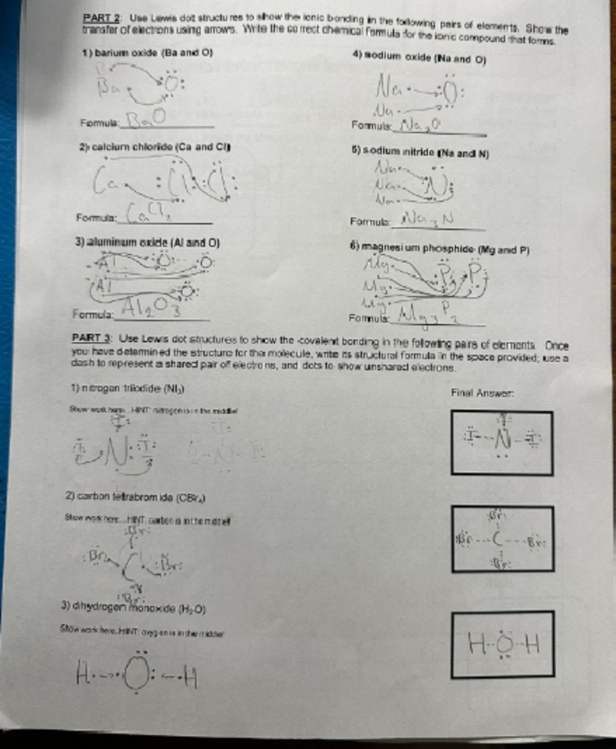 Lewis Structure For Sodium Nitride