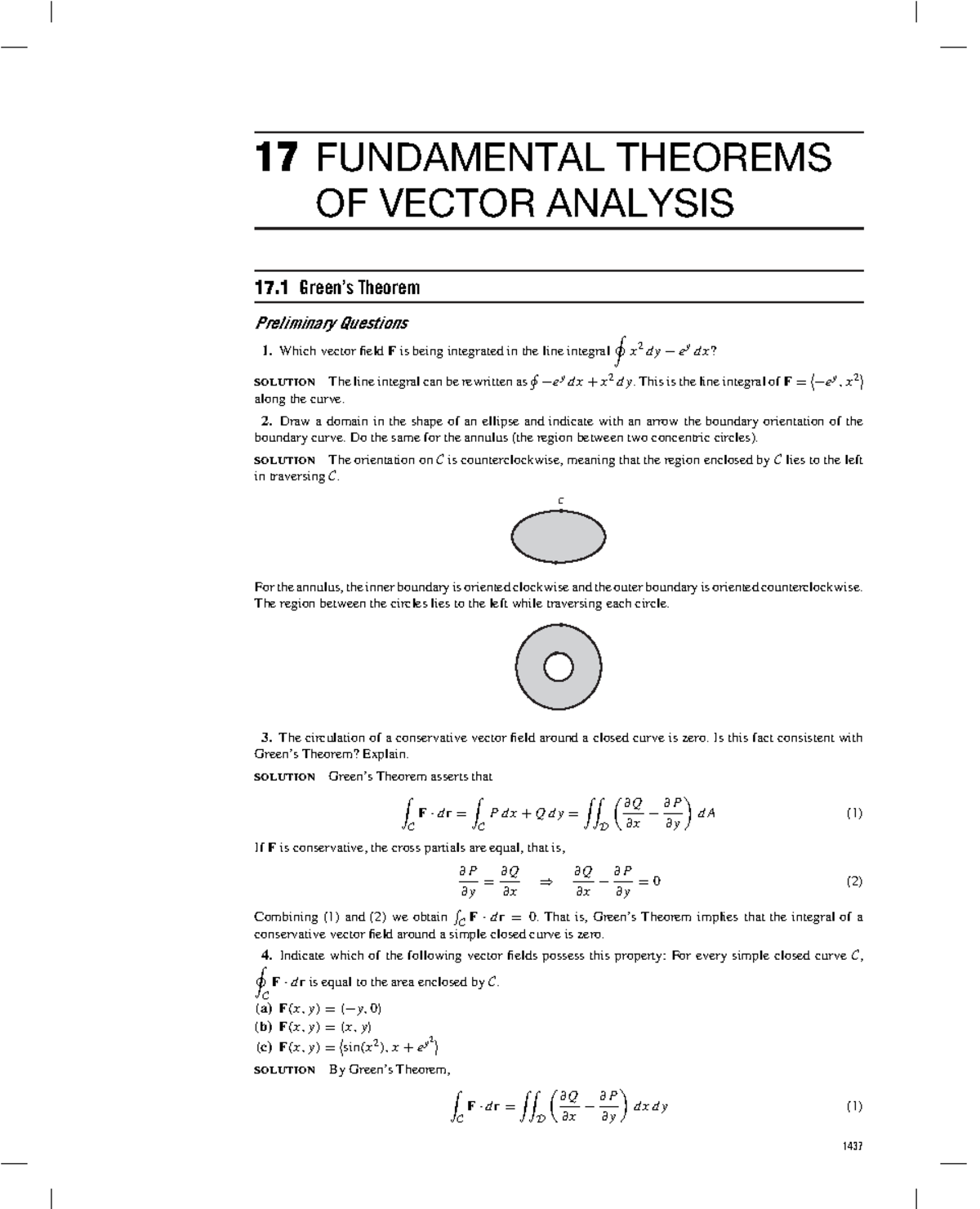 Solutions for Chapter 17: Fundamental Theorems of Vector Analysis - Studocu