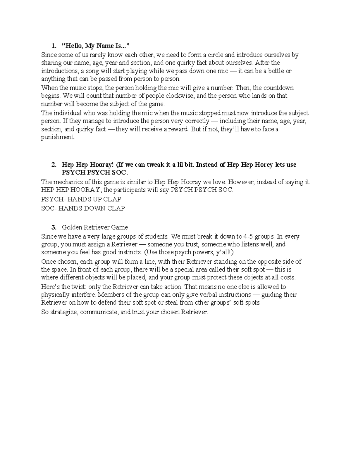 Psychology Test: Fun Group Games for Icebreakers and Team Building ...