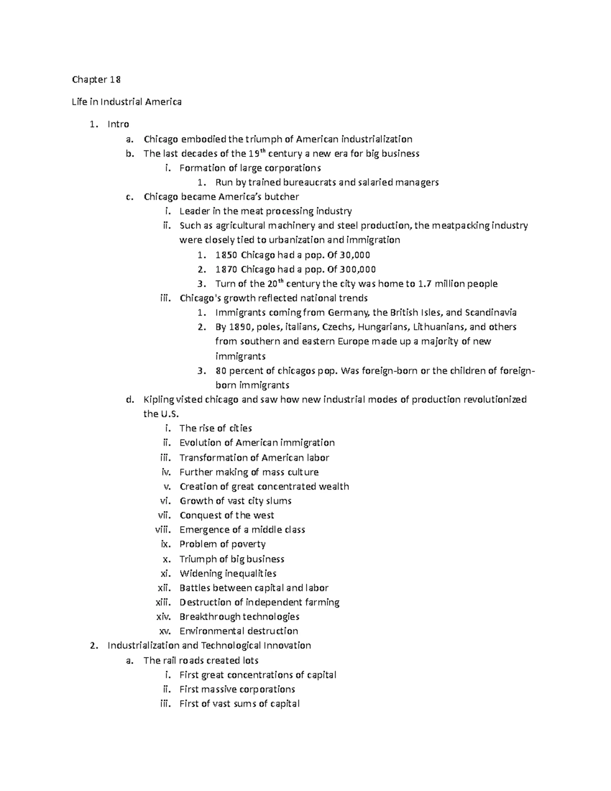 American Yawp Ch 20 Book Notes - Chapter 20 – The Progressive Era ...