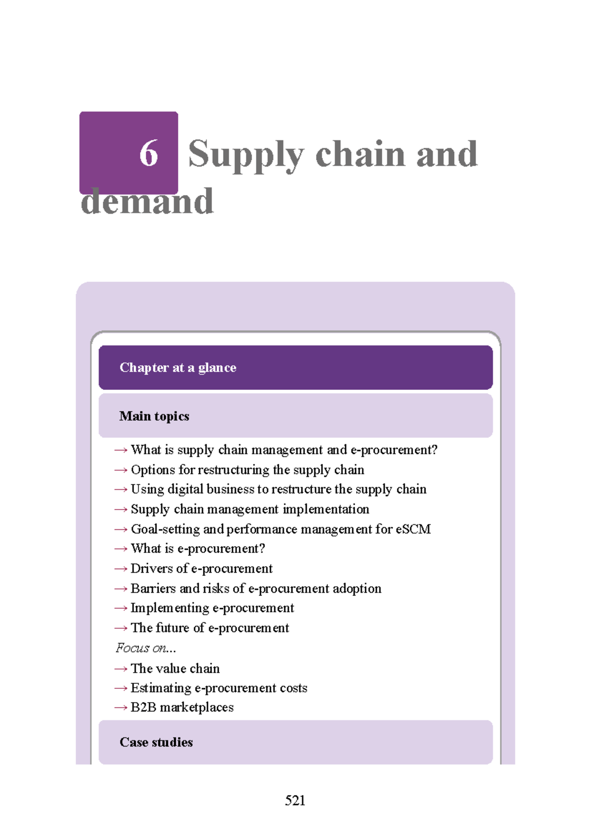 Unit 6: Supply Chain Management Overview and Case Studies - Studocu