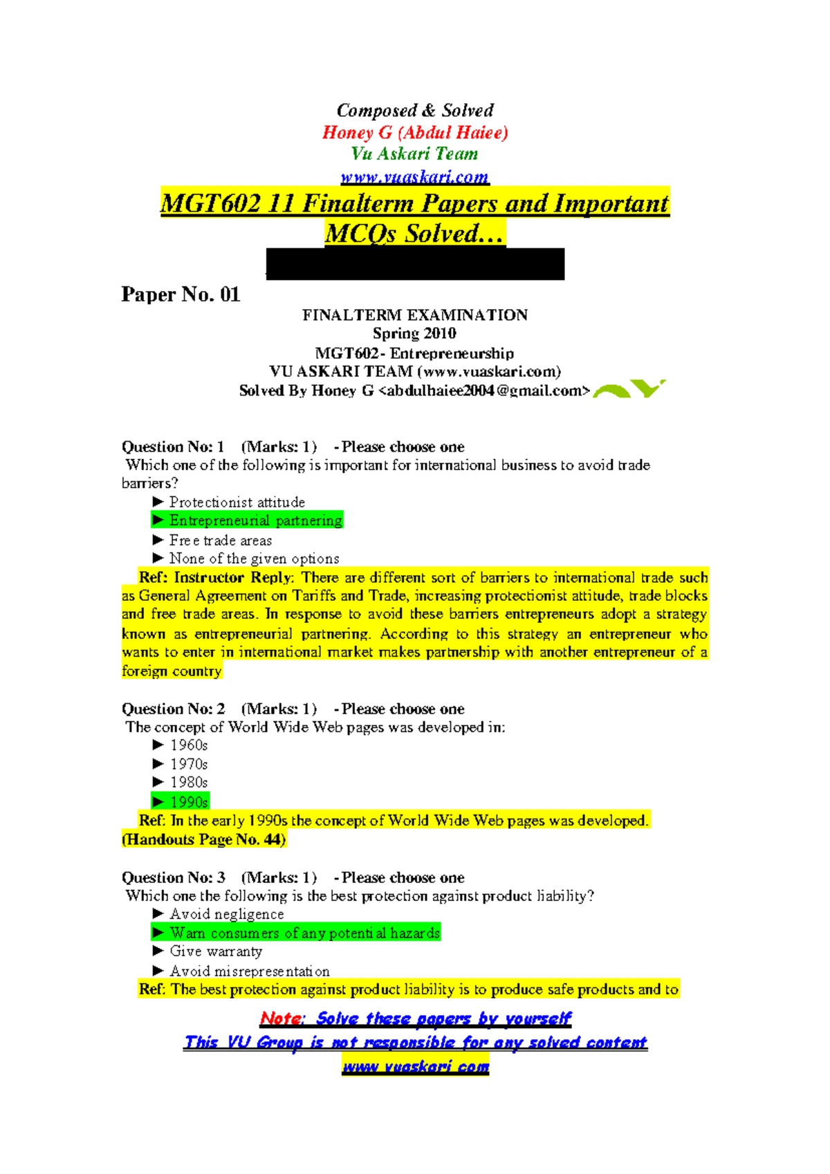 CS601- Data Communication -Updated-handouts - Table of Contents Data Communication CS Lecture No ...