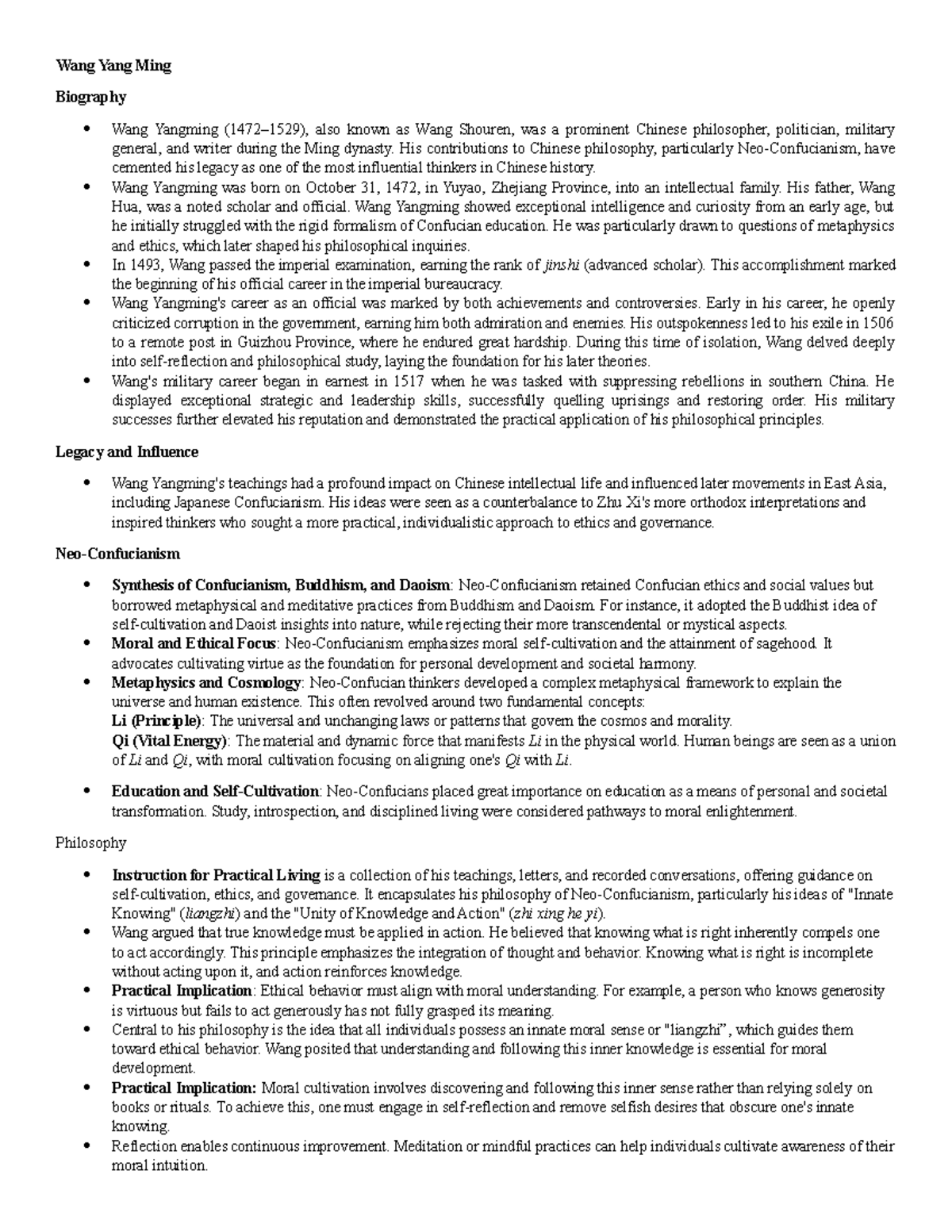 Wang-Yang-Ming - Wang-Yang-Ming - Wang Yang Ming Biography Wang ...