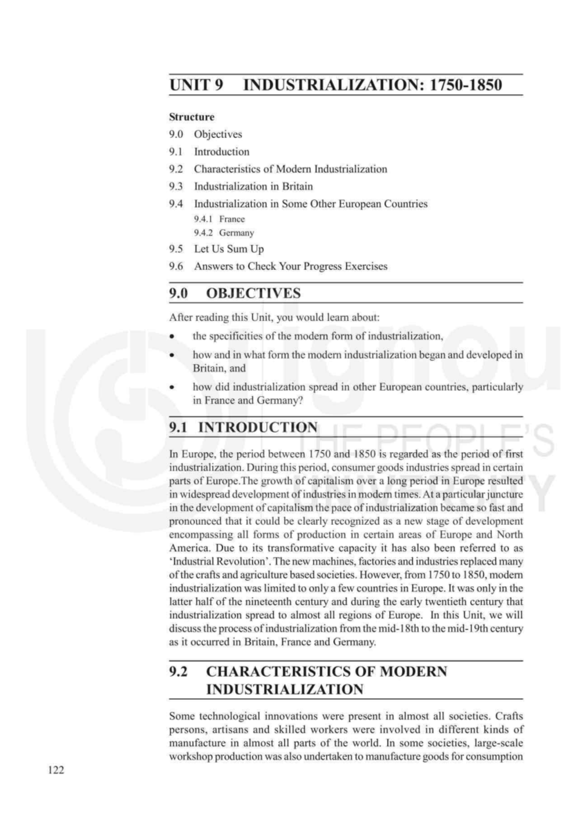 UNIT 9: INDUSTRIALIZATION - Key Features and Developments in Europe ...