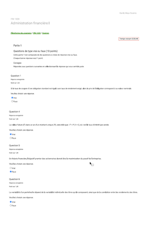 [Solved] Considrons un projet dont le cot initial est de 200 et qui ...