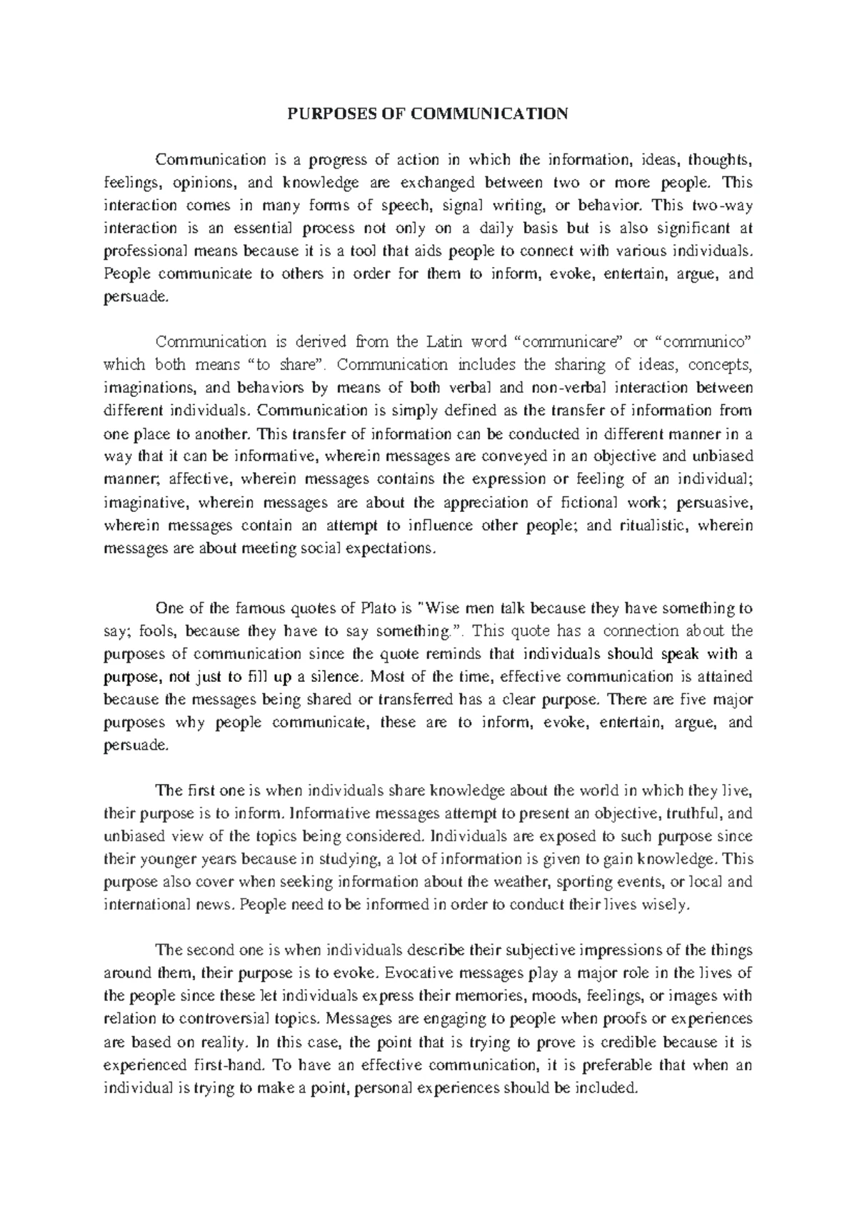 ORAL- Communication 11 Q1 Module 3 - Oral Communication in Context ...