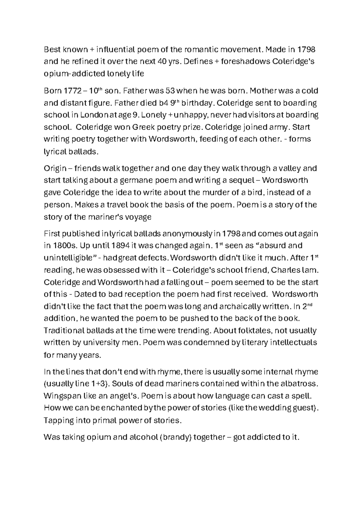 Rime of ancient mariner context bbc podcast. - Best known + influential ...