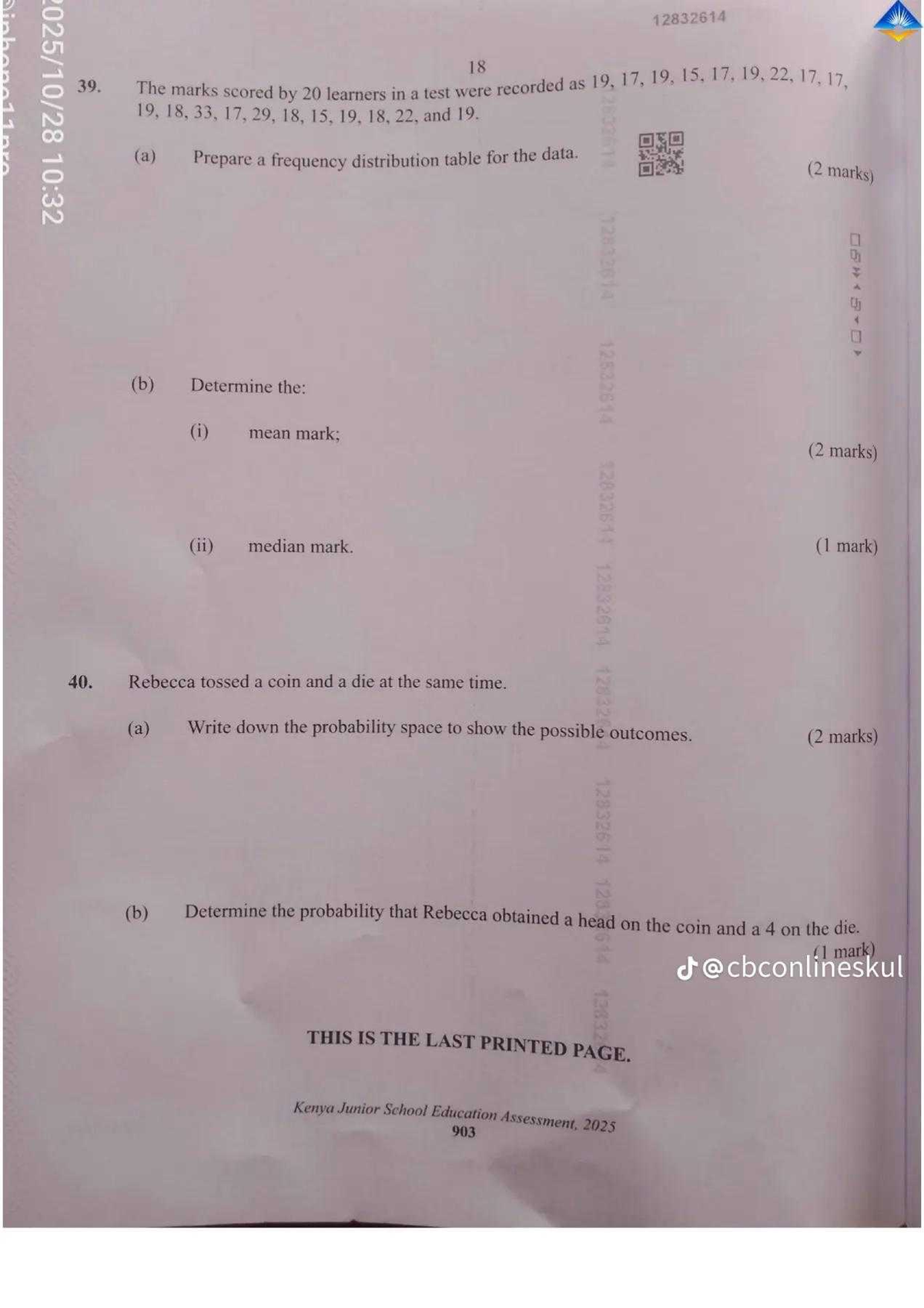 Maths Grade 9 - Assessment Notes (12832614) - Studocu