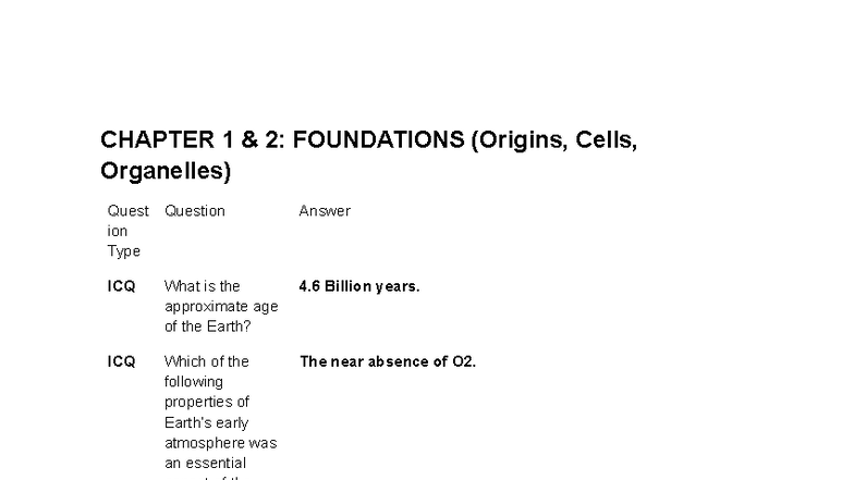 BI110 Final Exam Practice Questions: Foundations, Energy, and Cell ...