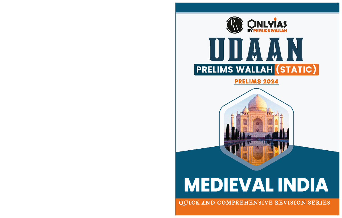 UPSC UDAAN PRELIMS STUDY GUIDE: MEDIEVAL & ANCIENT INDIA - Studocu