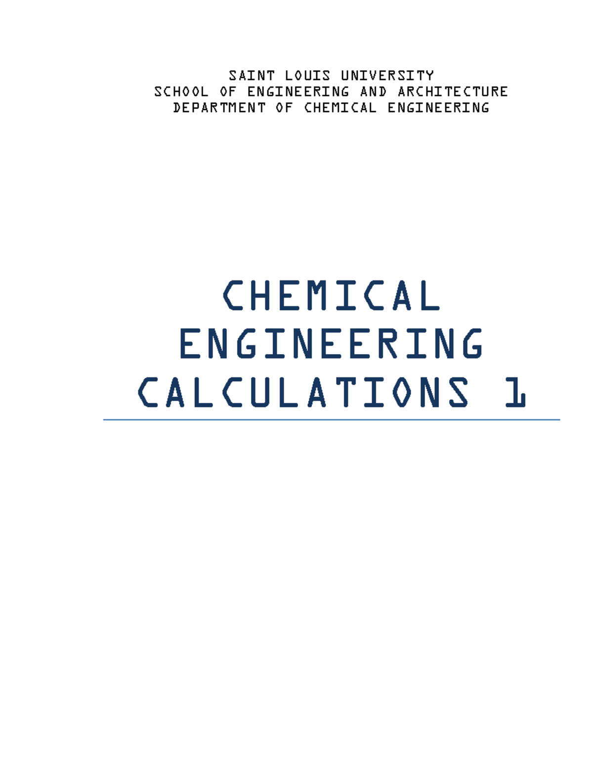 Chemical Engineering Calculations 1 - CHE 362 Midterm Review - Studocu
