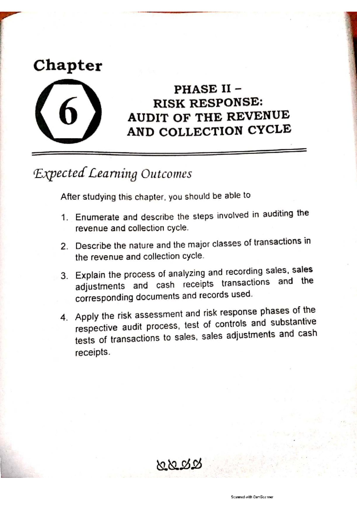 Chapter 6: Risk Response in Auditing the Revenue and Collection Cycle ...