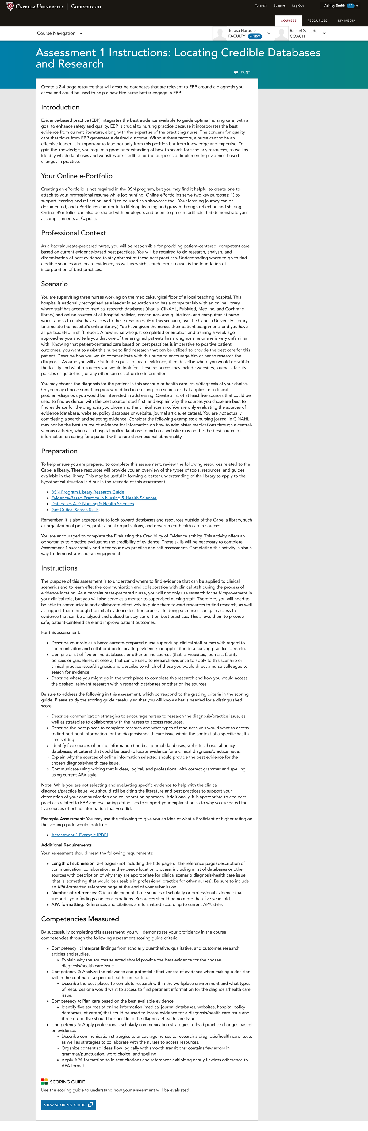 Evidence-Based Practice (EBP) Databases: Assessment 1 Guide - Studocu