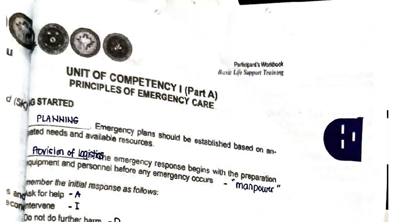 Basic Life Support (BLS) Training Workbook: Emergency Response ...