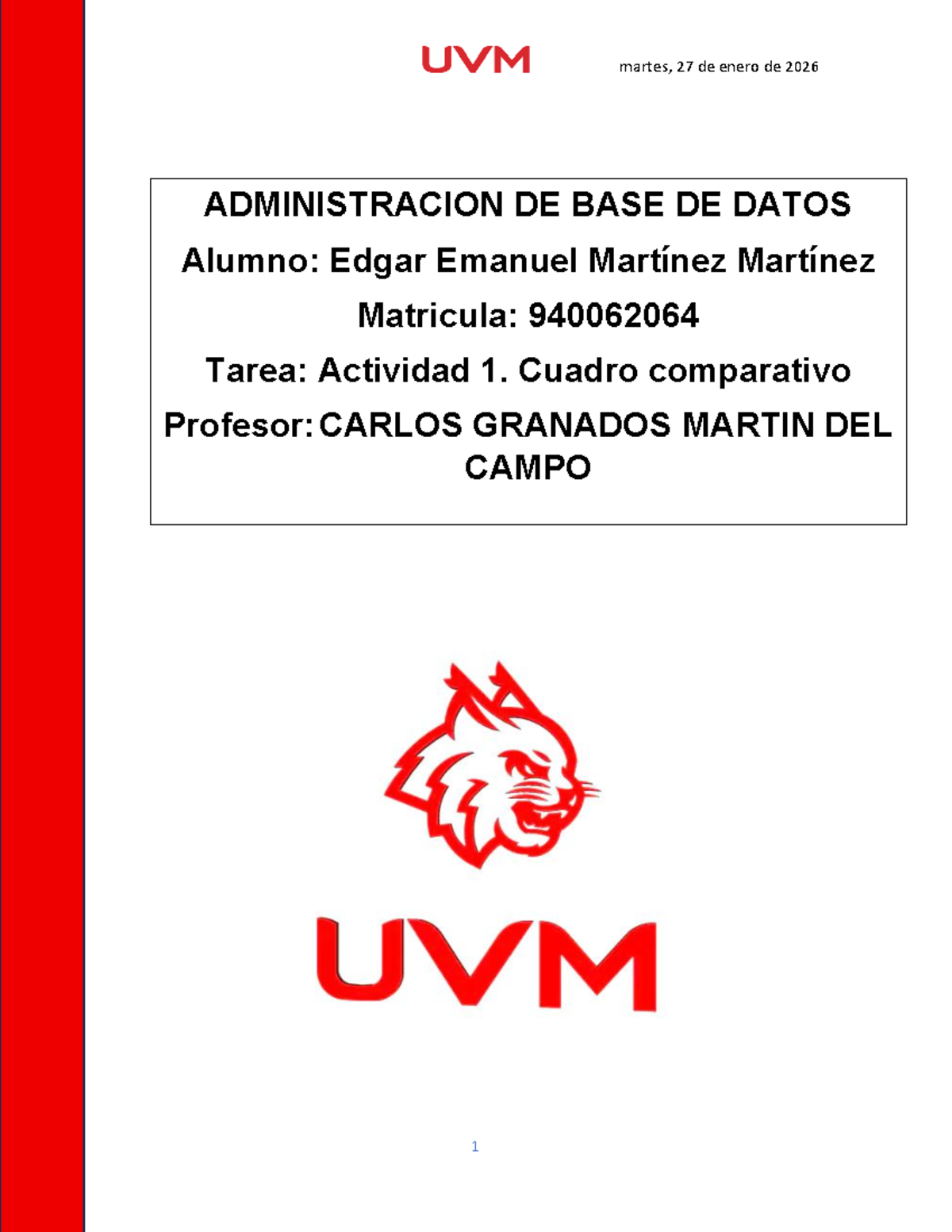 A1 EEMM - Cuadro Comparativo de Análisis de Datos - Studocu