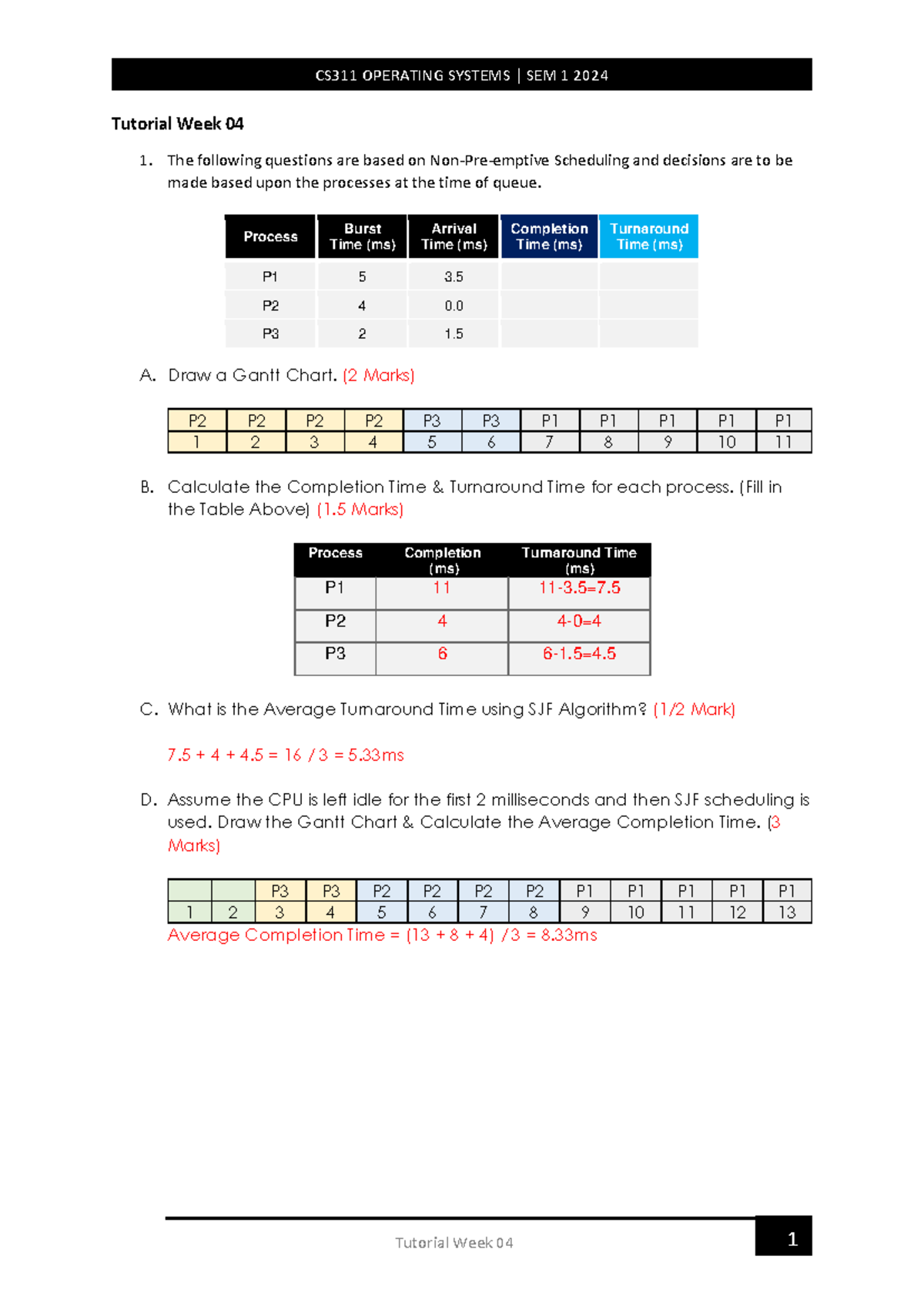 Tutorial Week 04 Solution - Tutorial Week 0 4 1. The following questions are based on - Studocu