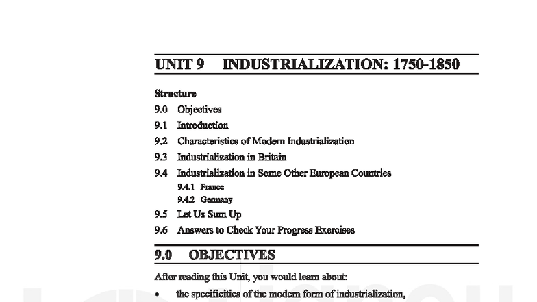 122 HIST 9: Industrialization in Europe: Britain, France, and Germany ...