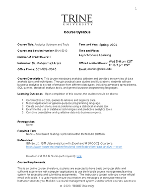 Course Alignment Map - Course Alignment Map Course Learning Objectives ...