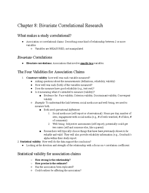 Understanding Bivariate and Multivariate Correlational Research Methods ...