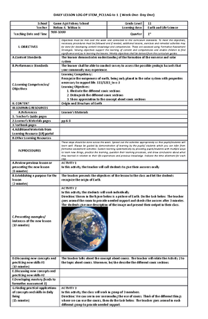 Semi-Detailed-Lesson-Plan DRRR 9 - SEMI-DETAILED LESSON PLAN Disaster ...