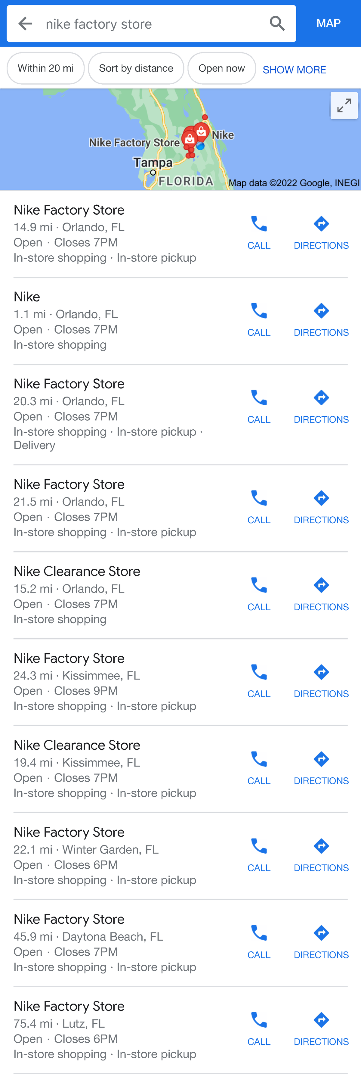 Nike Factory Store Locations and Details in Florida - Studocu