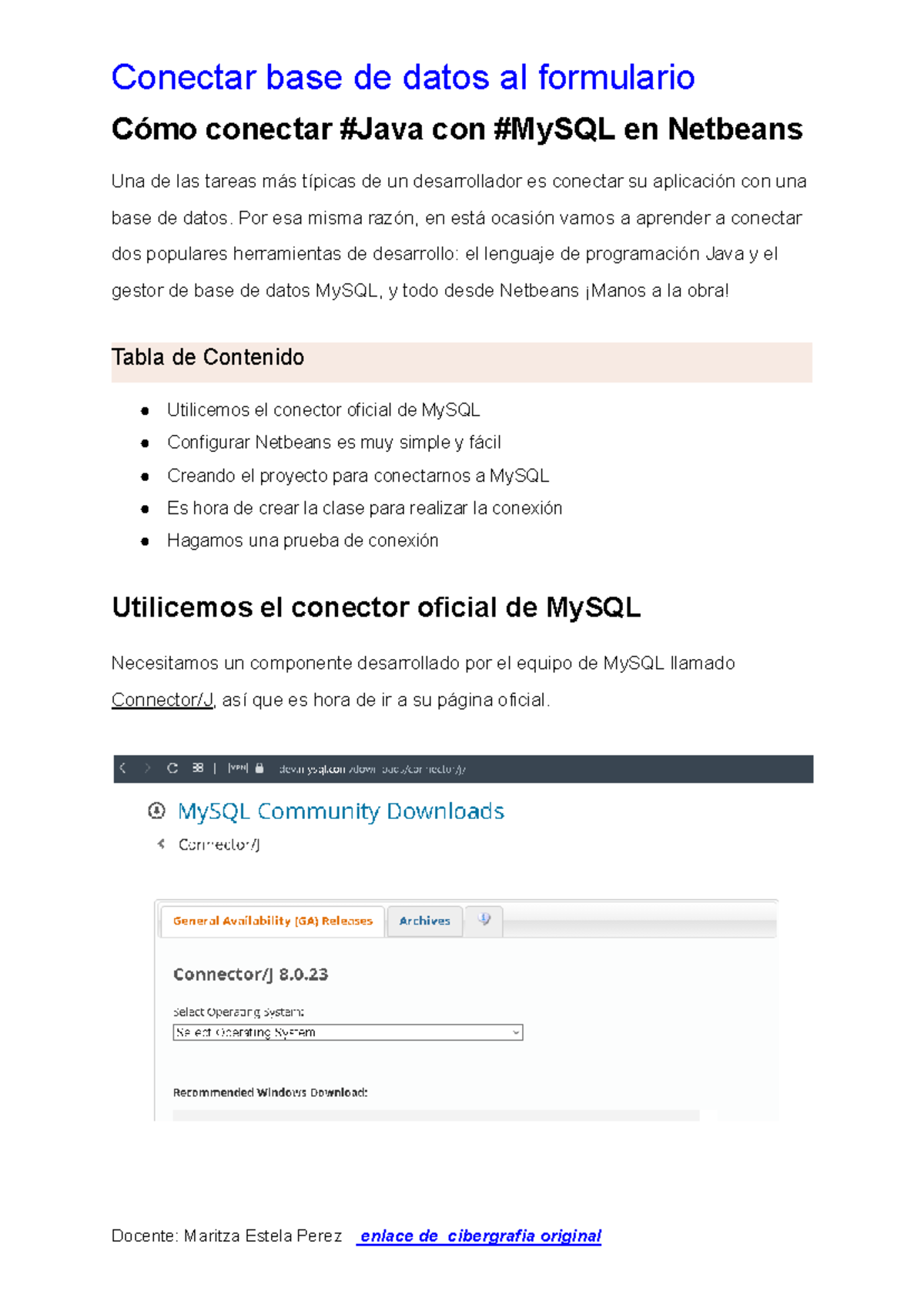 Manual de Cómo conectar #Java con #My SQL en Netbeans - Cómo conectar # ...